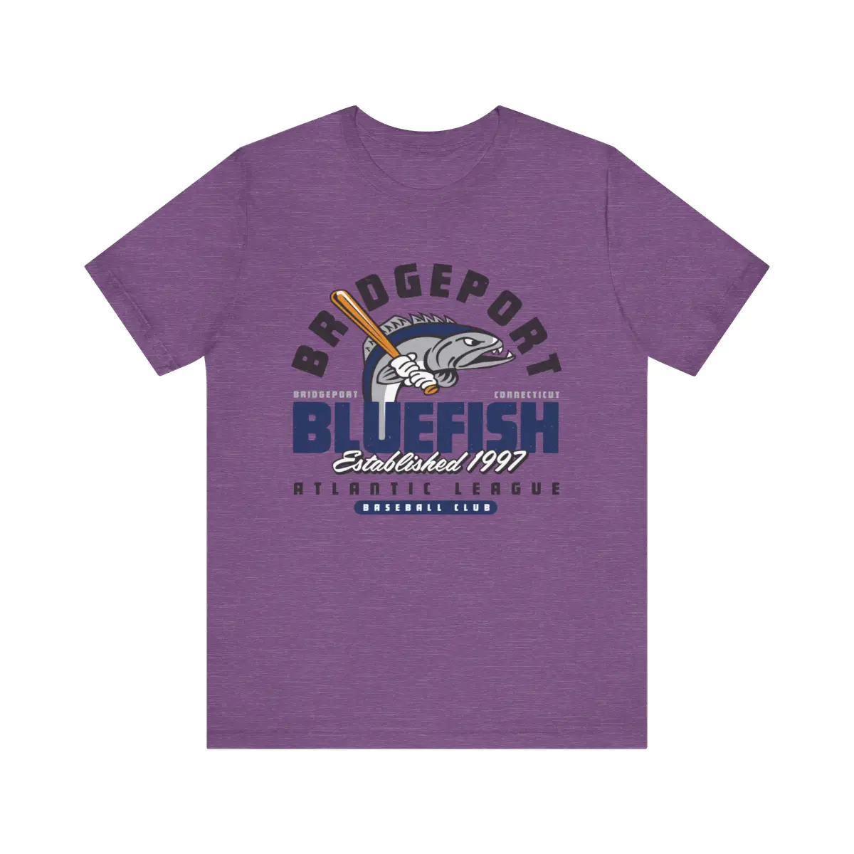 Bridgeport Bluefish 1997 Baseball Shirt – Atlantic League Heritage Tee ...