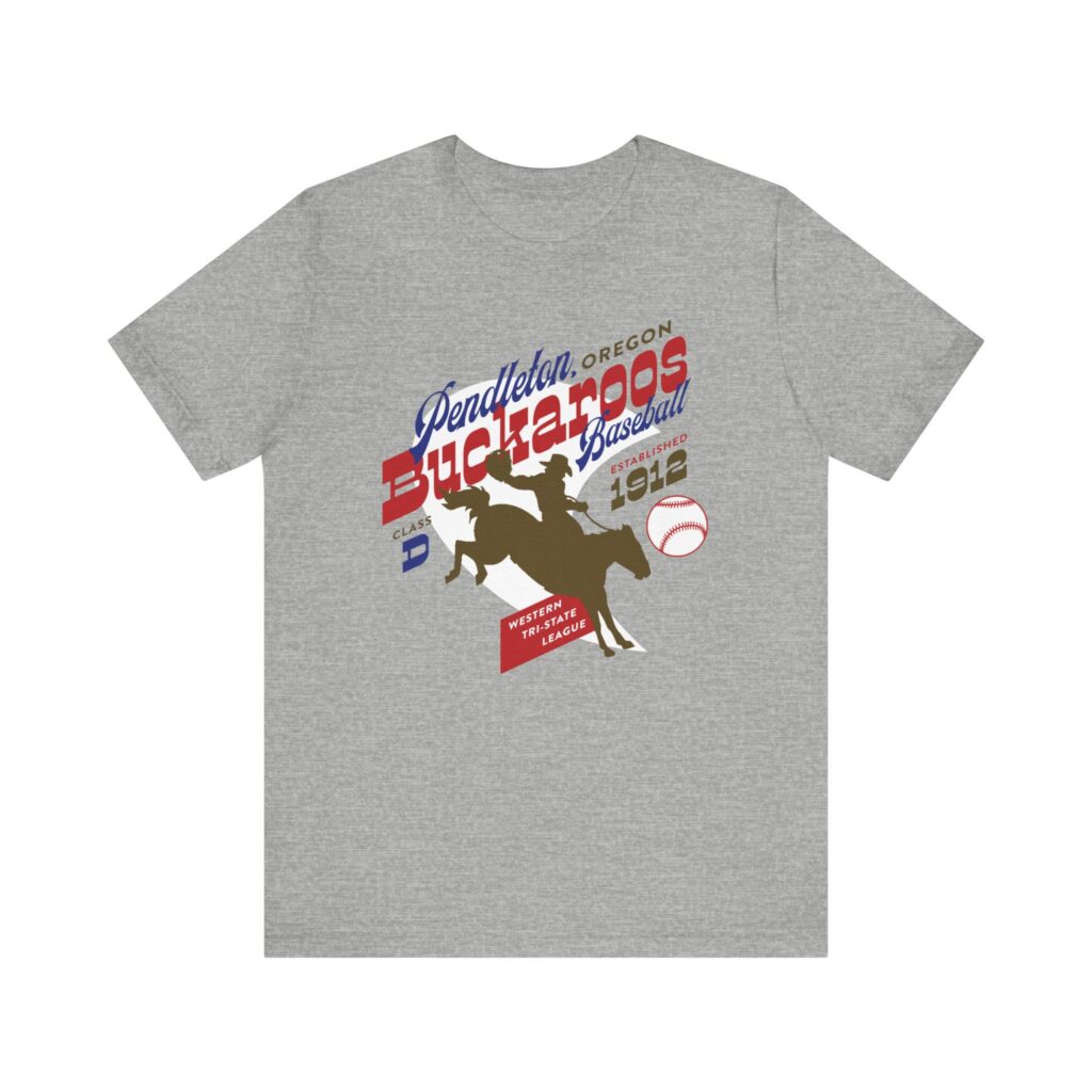 Pendleton Buckaroos T-Shirt – Western Tri-State League Baseball Apparel ...